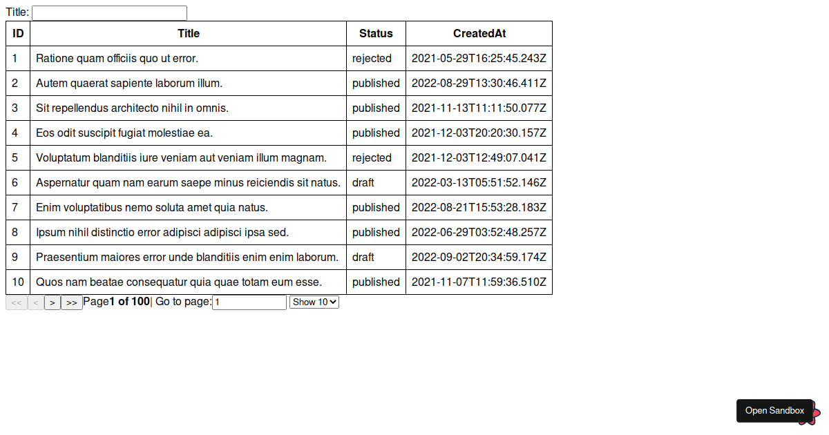 refine-react-table-example - Codesandbox refine-react-table-example - Codesandbox