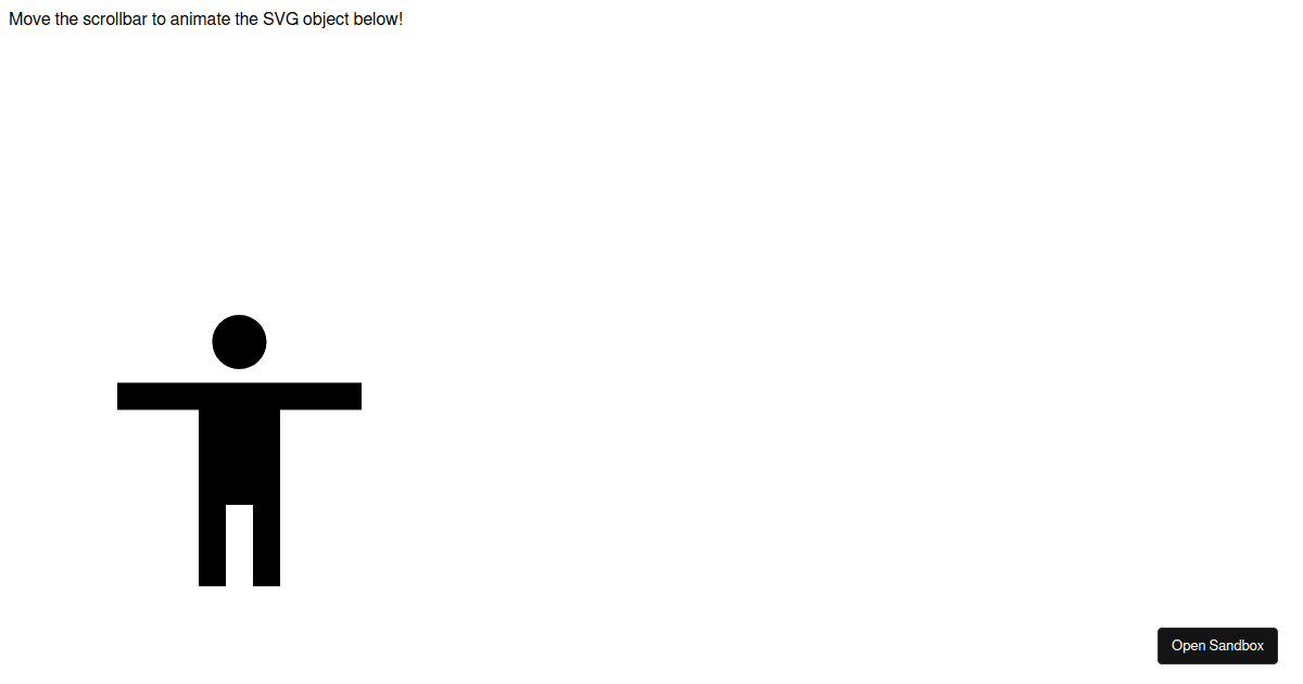 Davidvandenborcss Animation Linked To Scrollbar Codesandbox