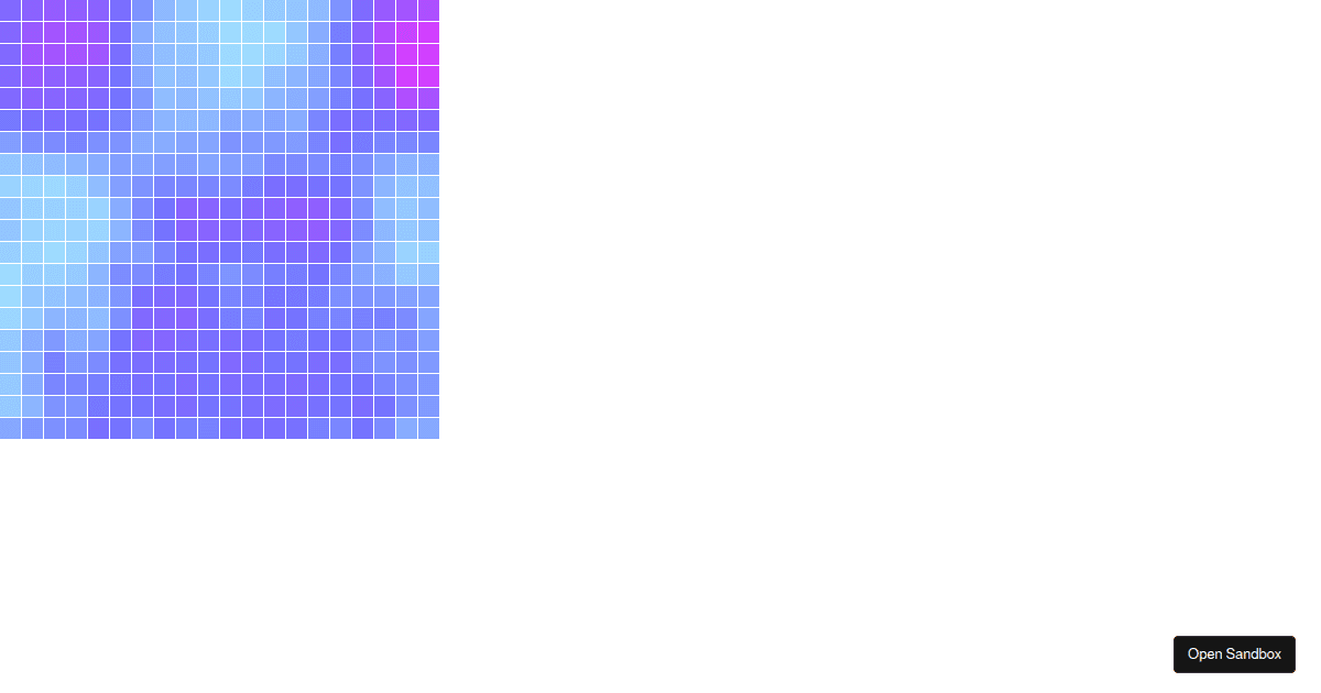Gradient noise - Codesandbox