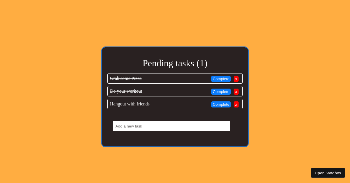 to-do-list - Codesandbox