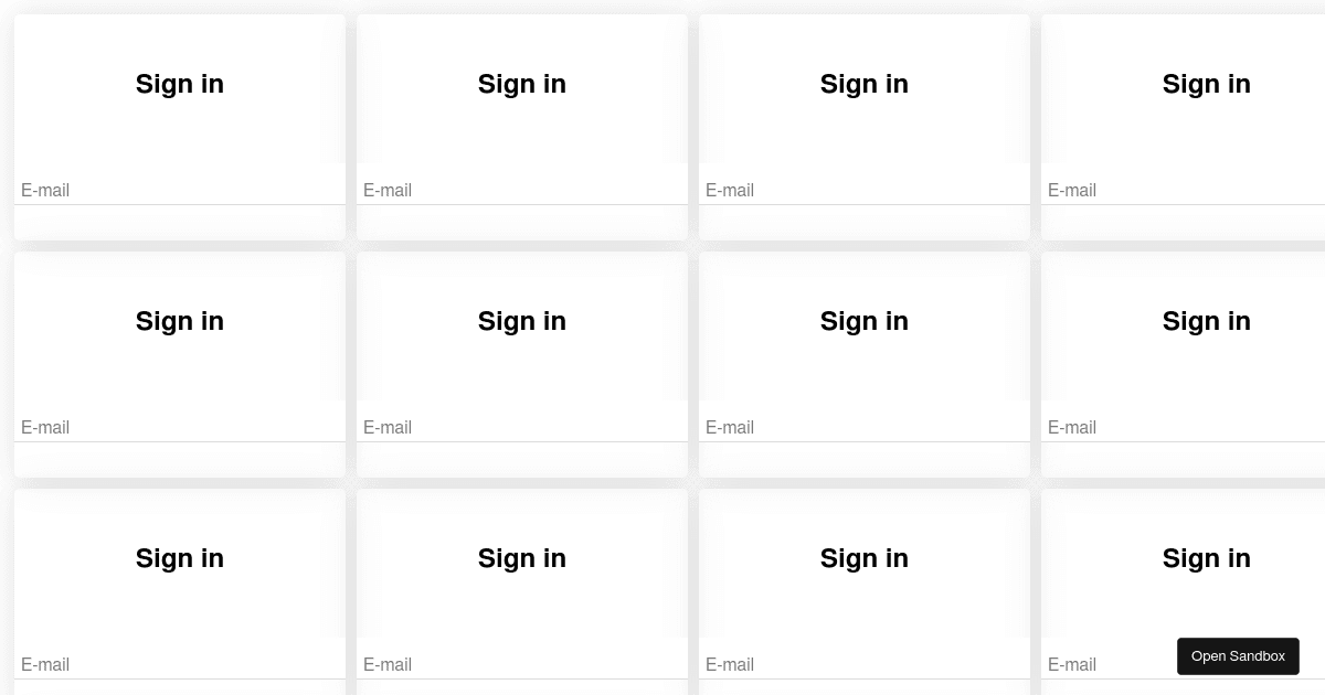 Styled Components Card - Codesandbox