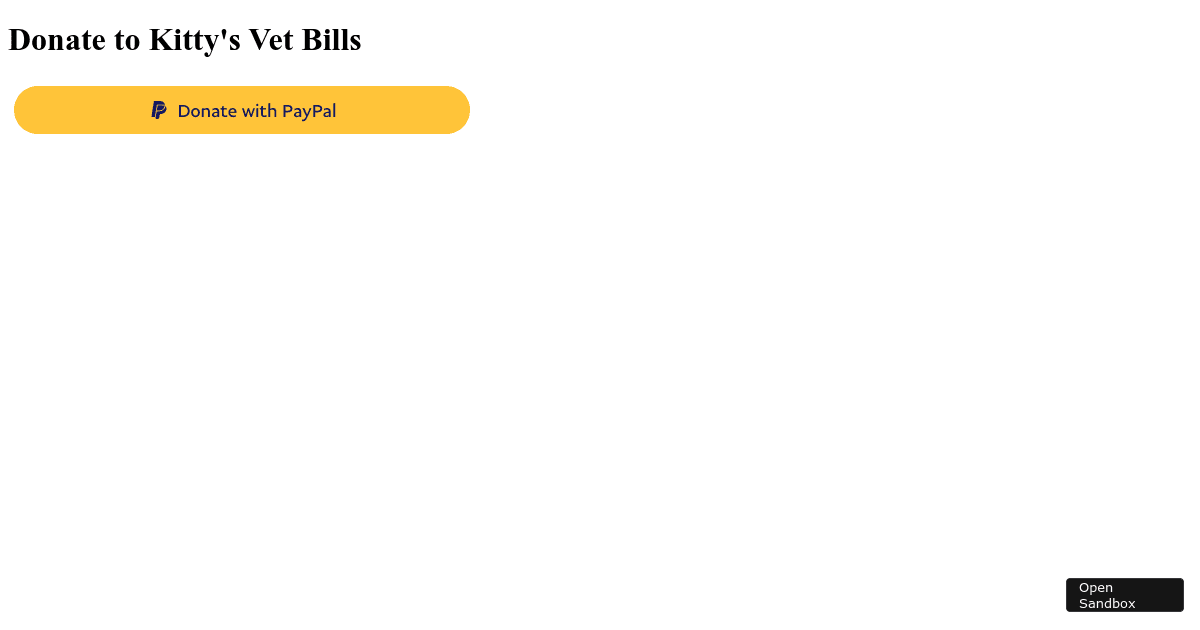 donate-button-demo - Codesandbox