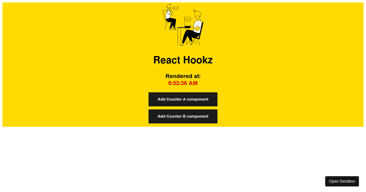 react-hookz-destructured - Codesandbox