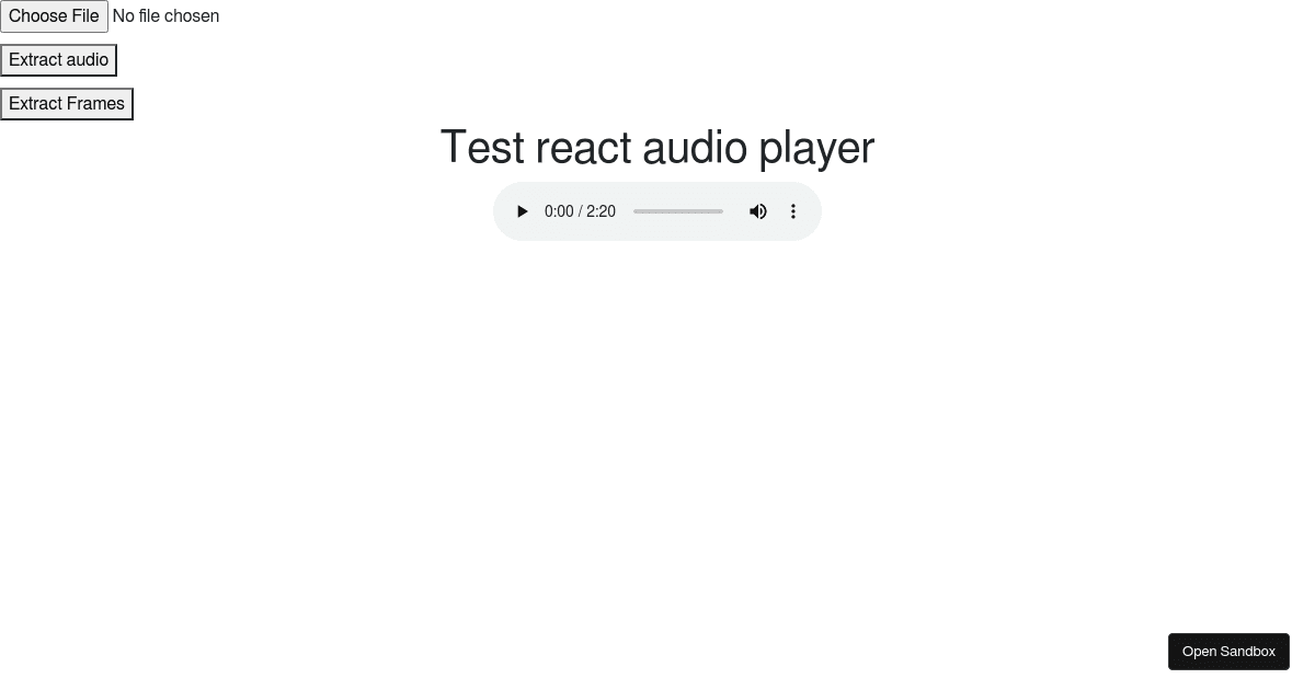 ffmpeg-audio-extract-v1 (forked) - Codesandbox ffmpeg-audio-extract-v1 (forked) - Codesandbox