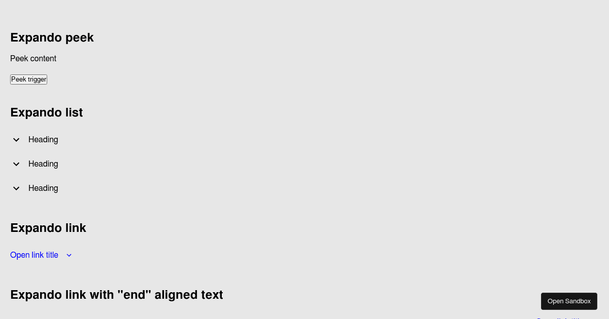 Expando - Codesandbox