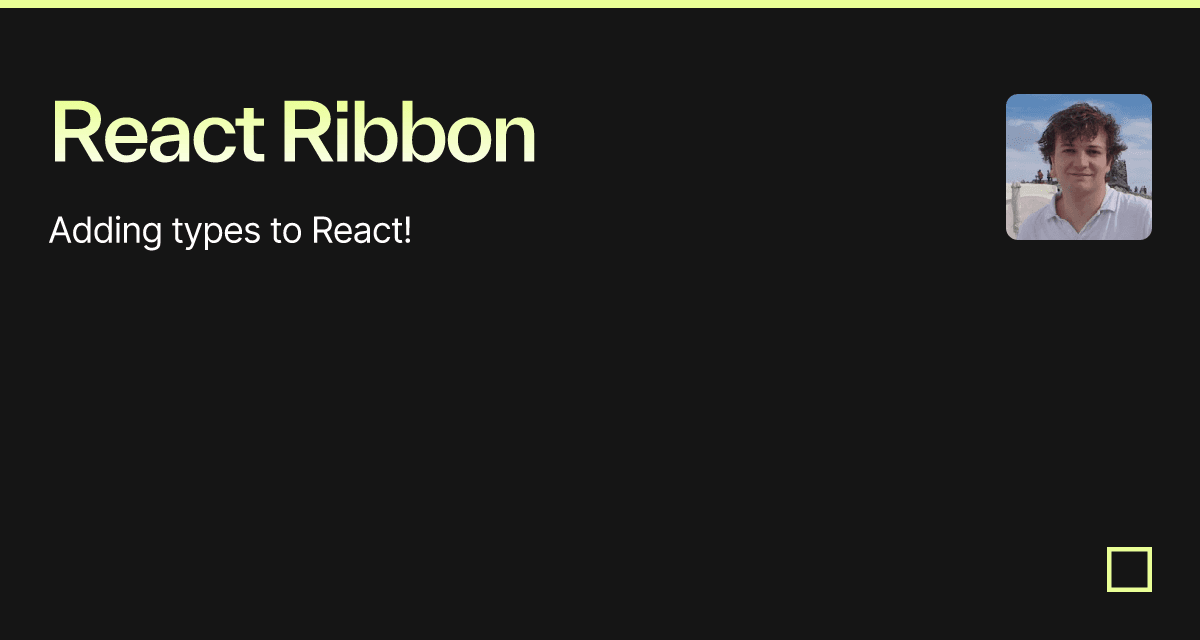 React Ribbon - Codesandbox