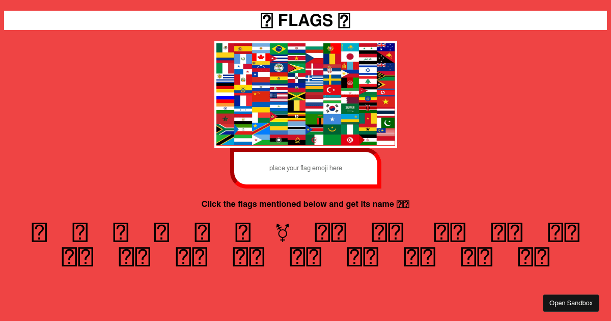 eshagaikwad/flags-identifier - Codesandbox