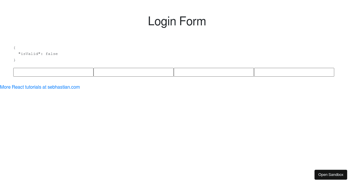 Formik With Yup Example Form (forked) - Codesandbox Formik With Yup Example Form (forked) - Codesandbox