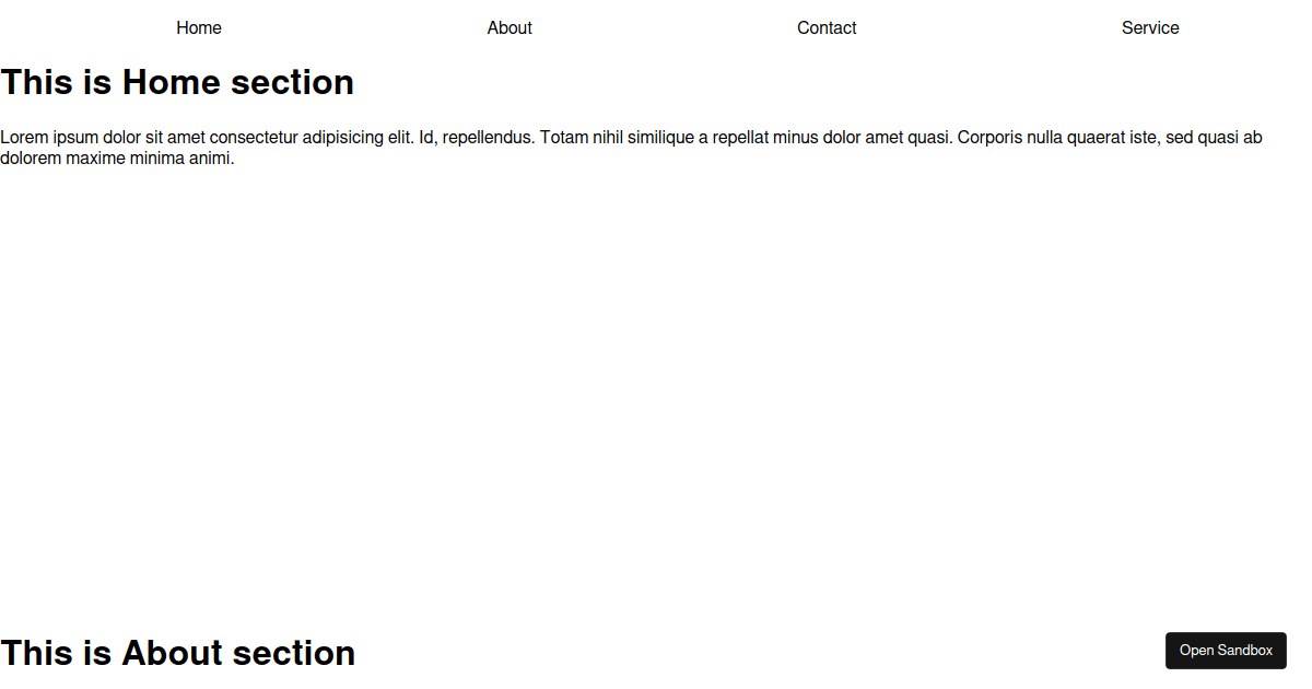 Scroll To An Element On Click In React Js Codesandbox 5215