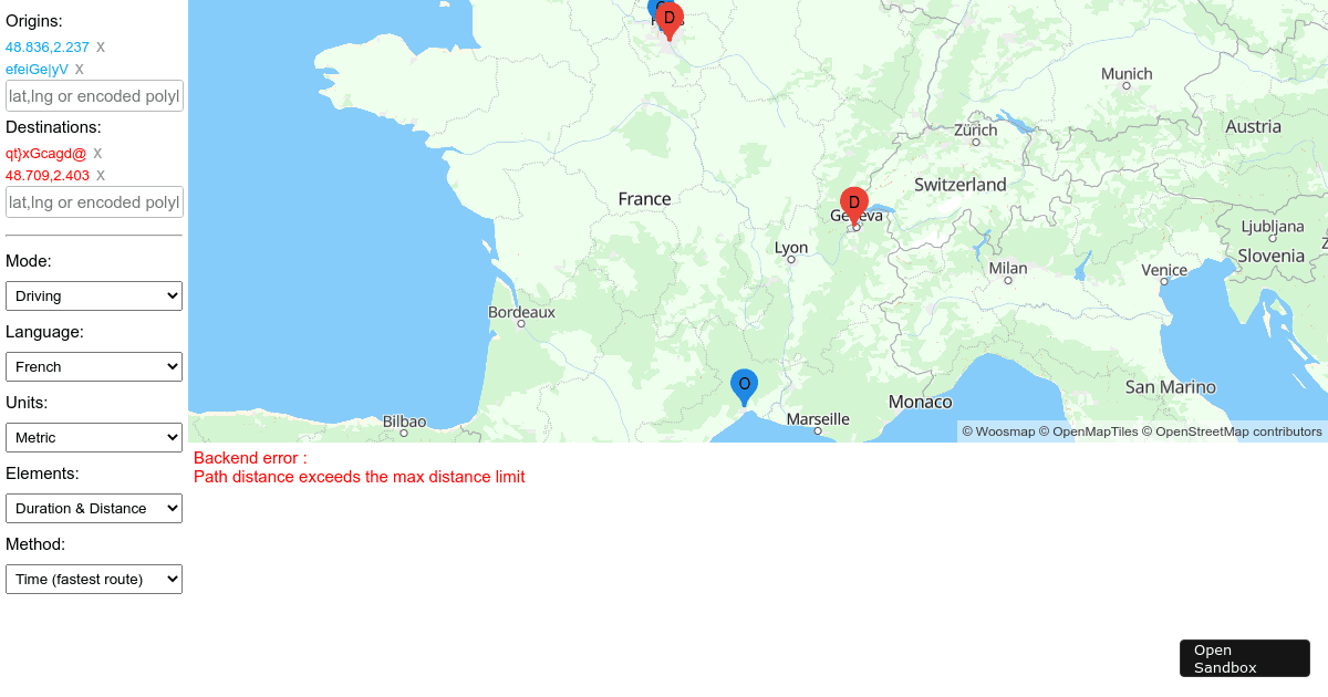 distance-matrix-woosmap-map - Codesandbox