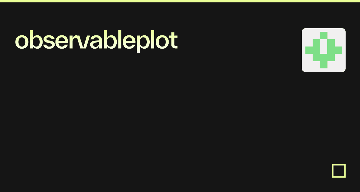 observableplot - Codesandbox observableplot - Codesandbox