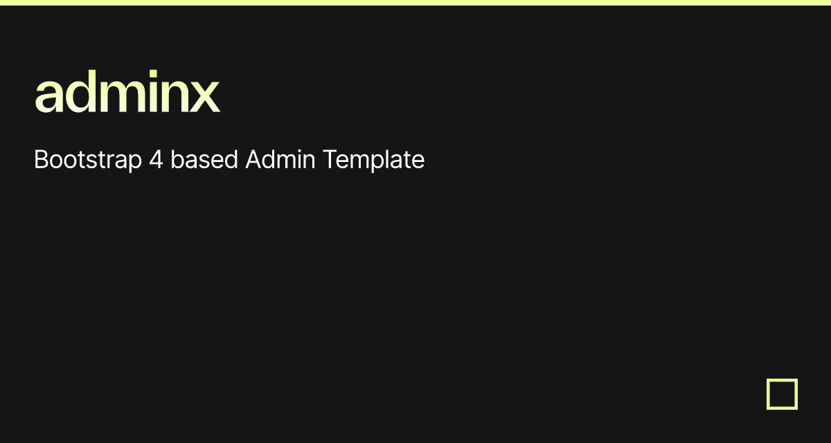 adminx - Codesandbox