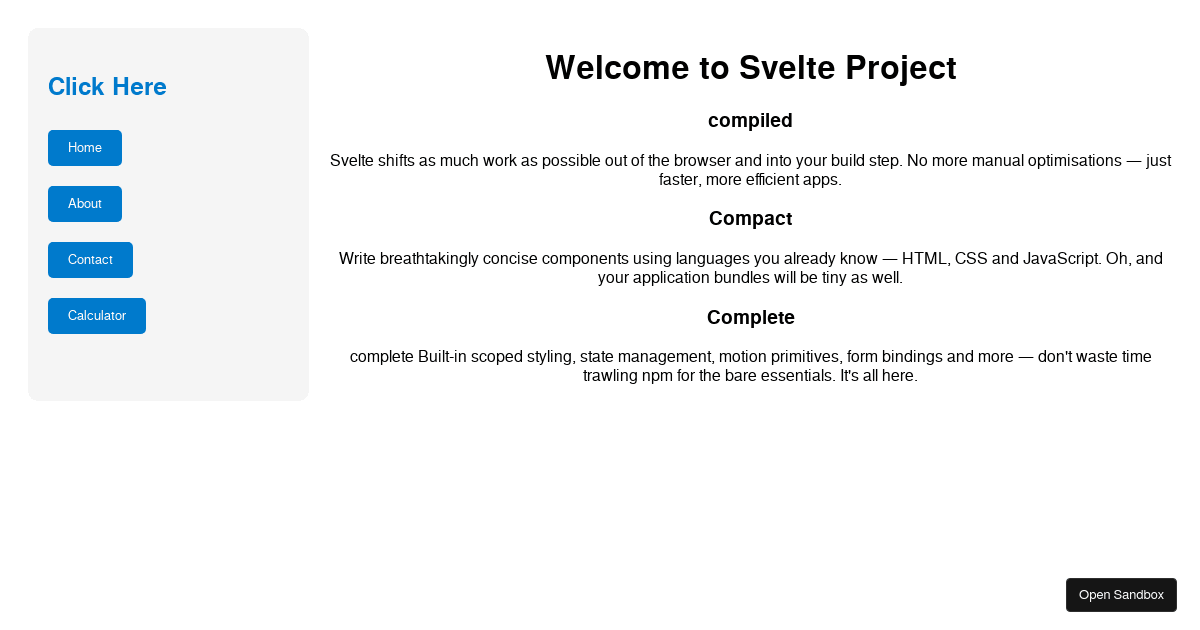 Routing In Svelte Assignment Codesandbox 1407