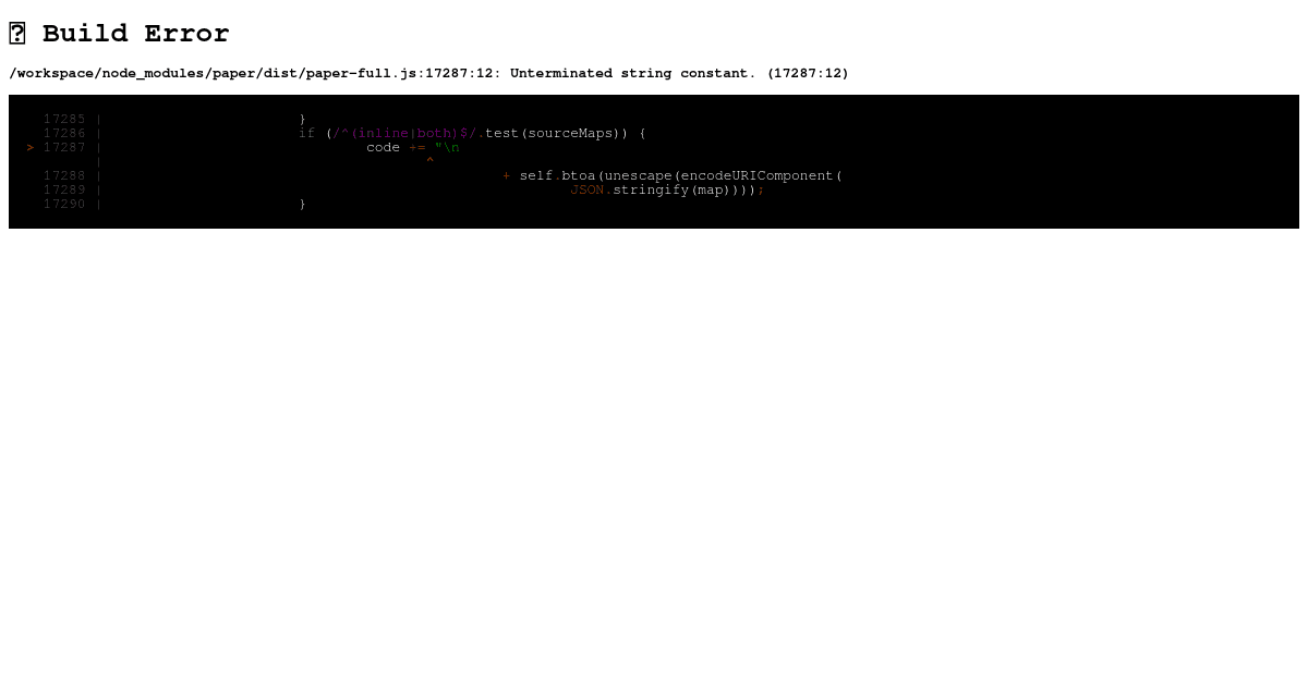 flattenJS with paperJS - Horizon Project (forked) - Codesandbox