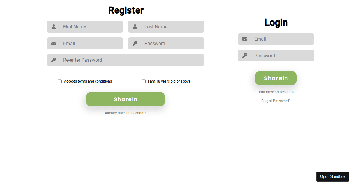 suForms - Codesandbox