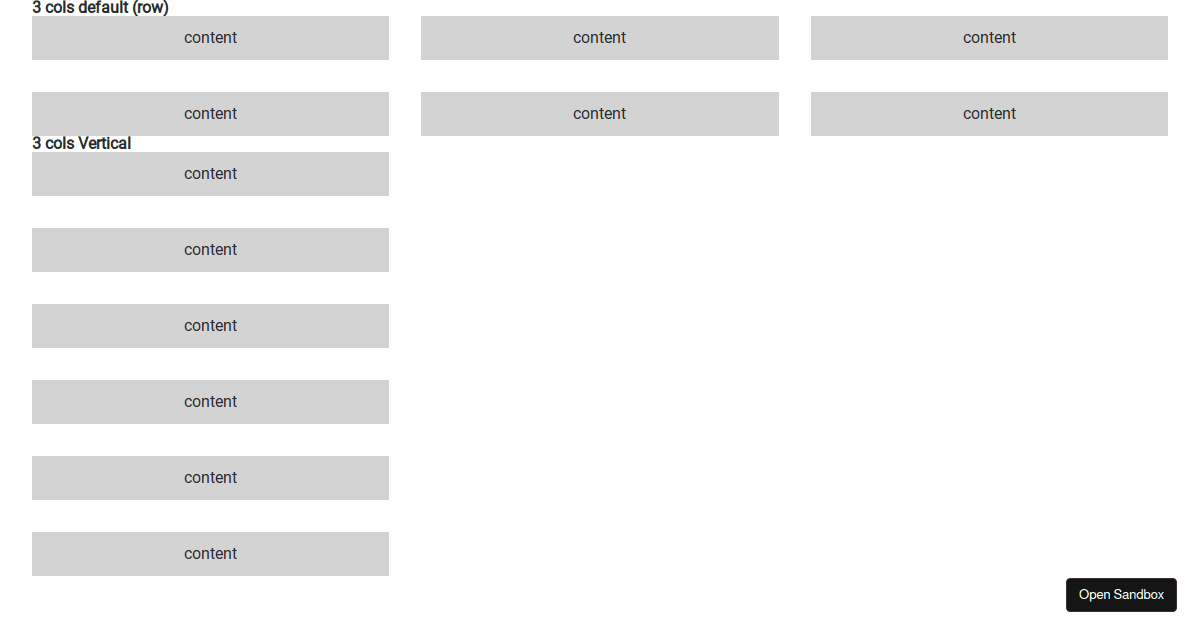 Grid-vertical - Codesandbox