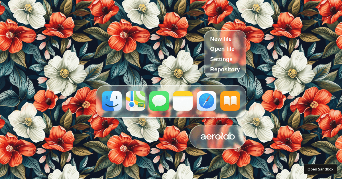 macOS Liquid Glass Effect - Codesandbox