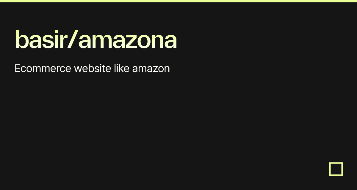 basir/amazona - Codesandbox