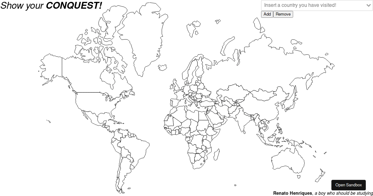 Vue World Map - Codesandbox
