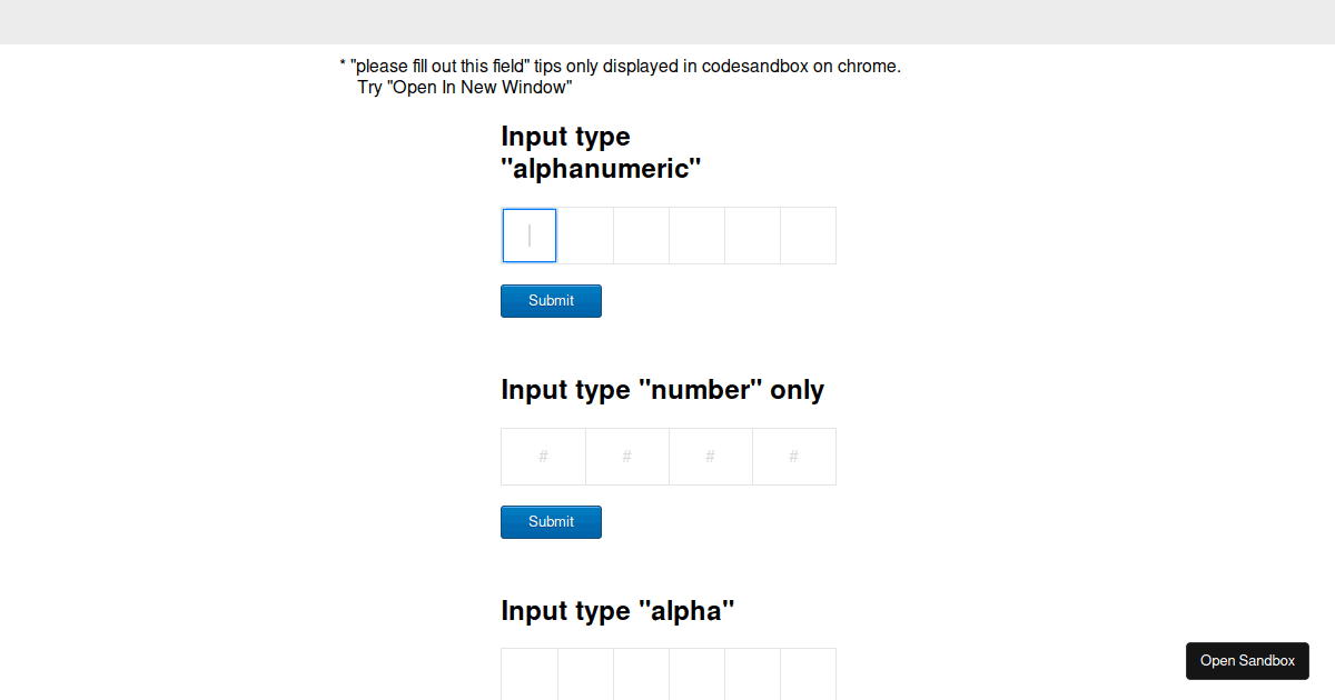 index (forked) - Codesandbox