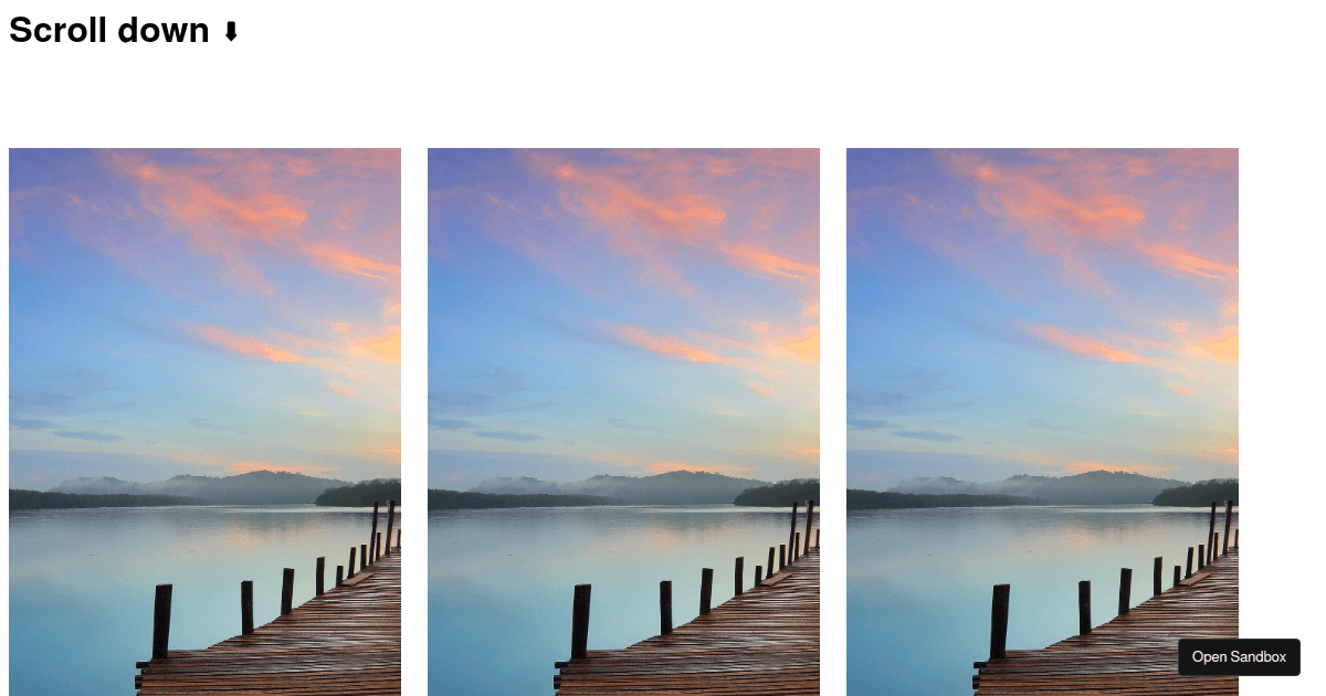Parallax Effect Using Vue Parallaxy Codesandbox