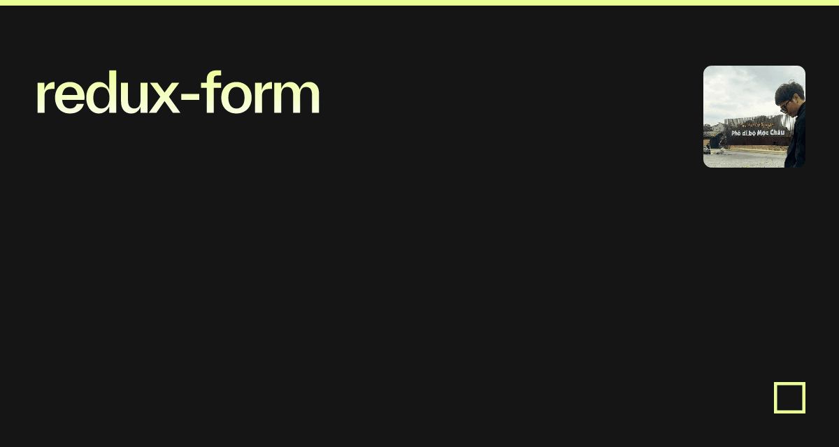 redux-form - Codesandbox