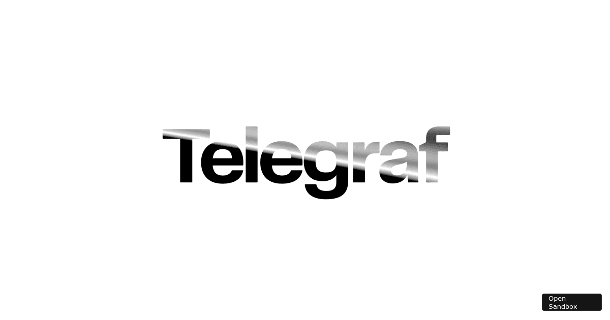 Font With Shader Material Codesandbox