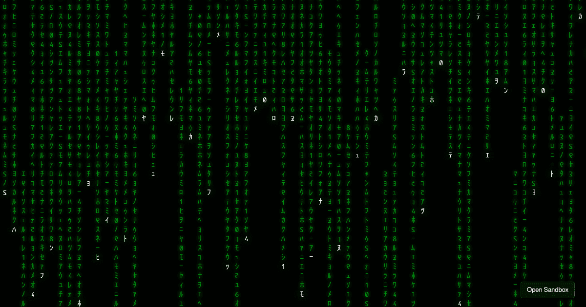 Matrix - Codesandbox
