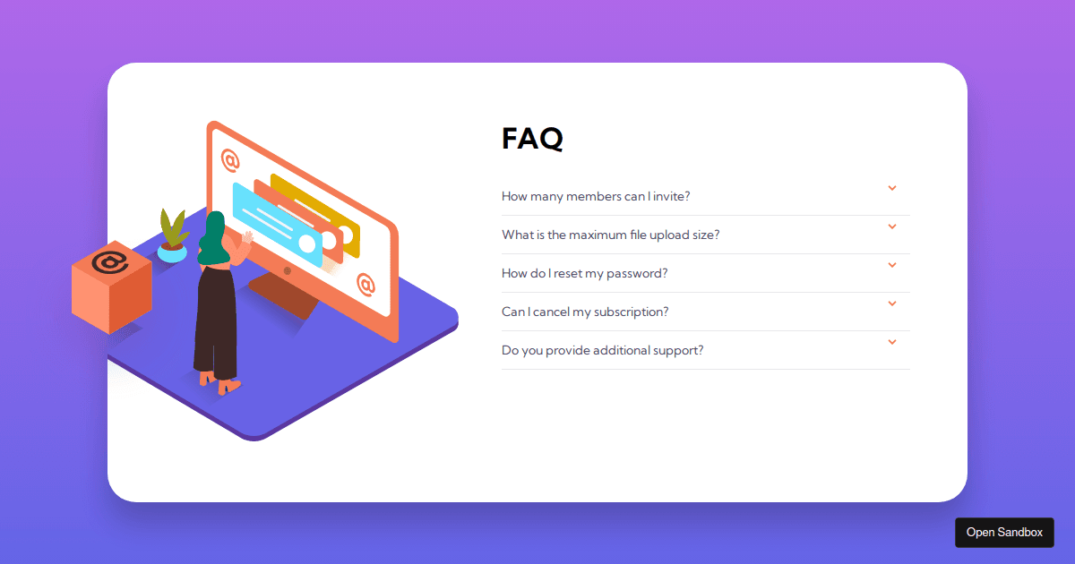 faq-accordion-react - Codesandbox