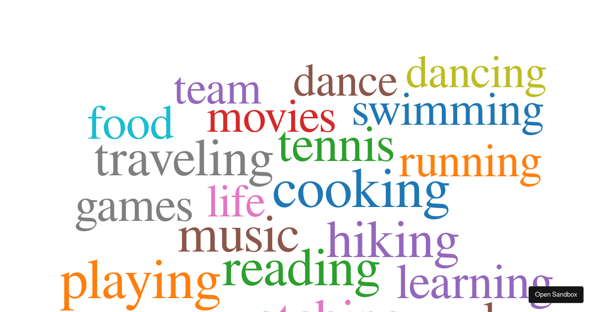 sunburst (forked) - Codesandbox