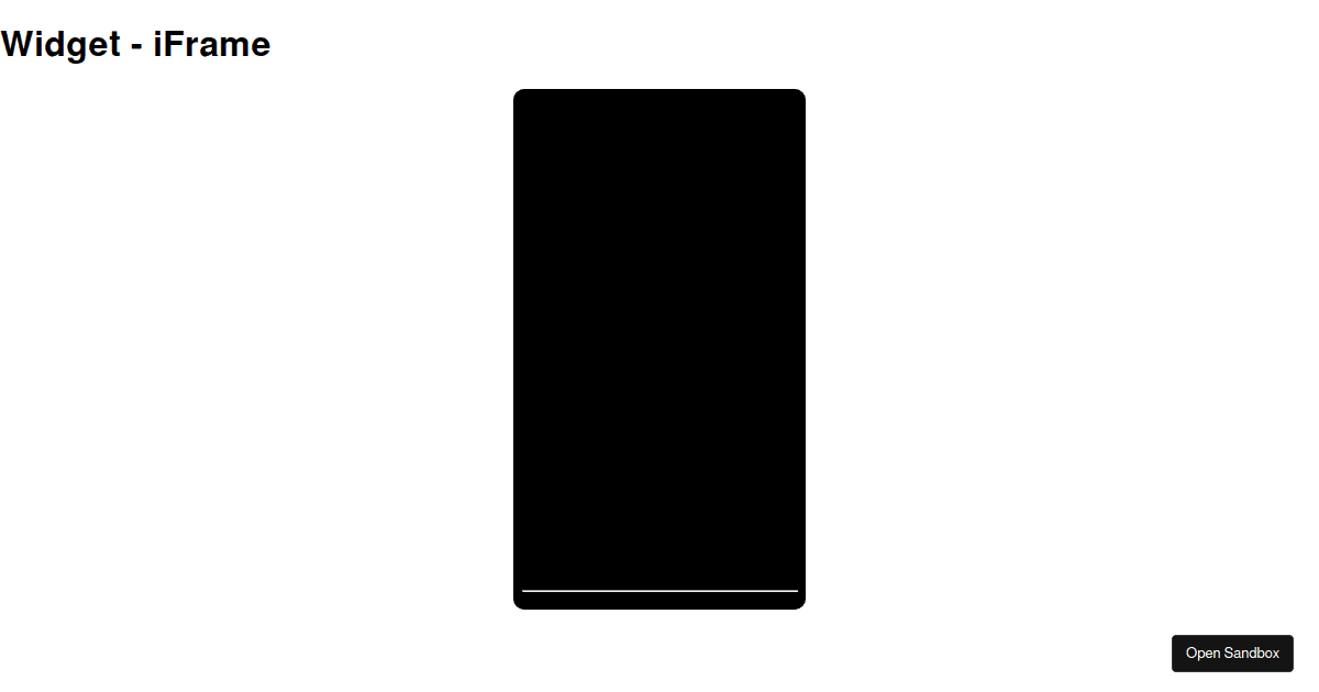 preset-iFrame - Codesandbox
