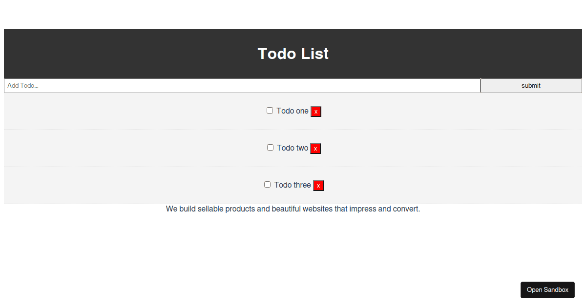 Vue.js Tutorial (Traversy) - Codesandbox