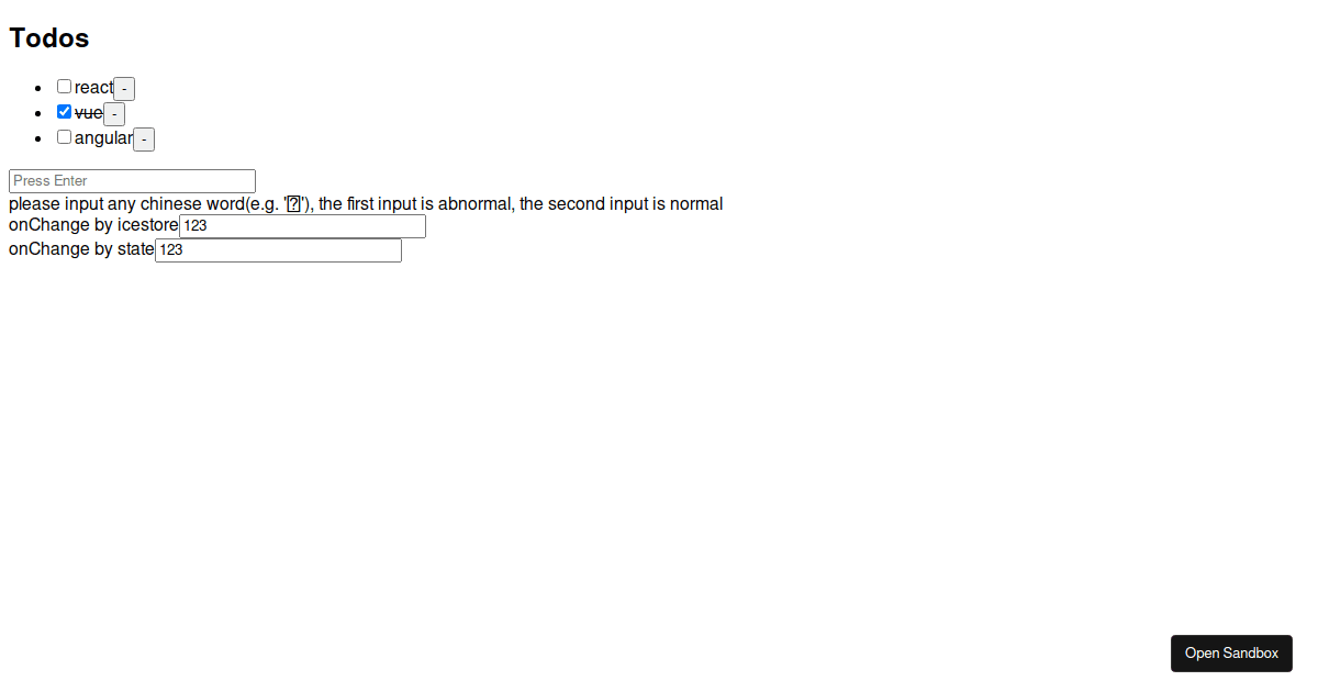 @ice/store-bug - Codesandbox