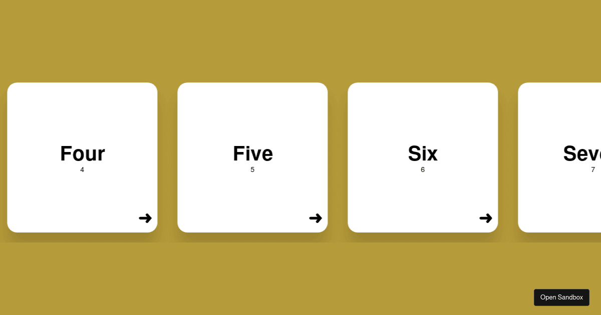 Horizontal Swiper In Html Css Codesandbox