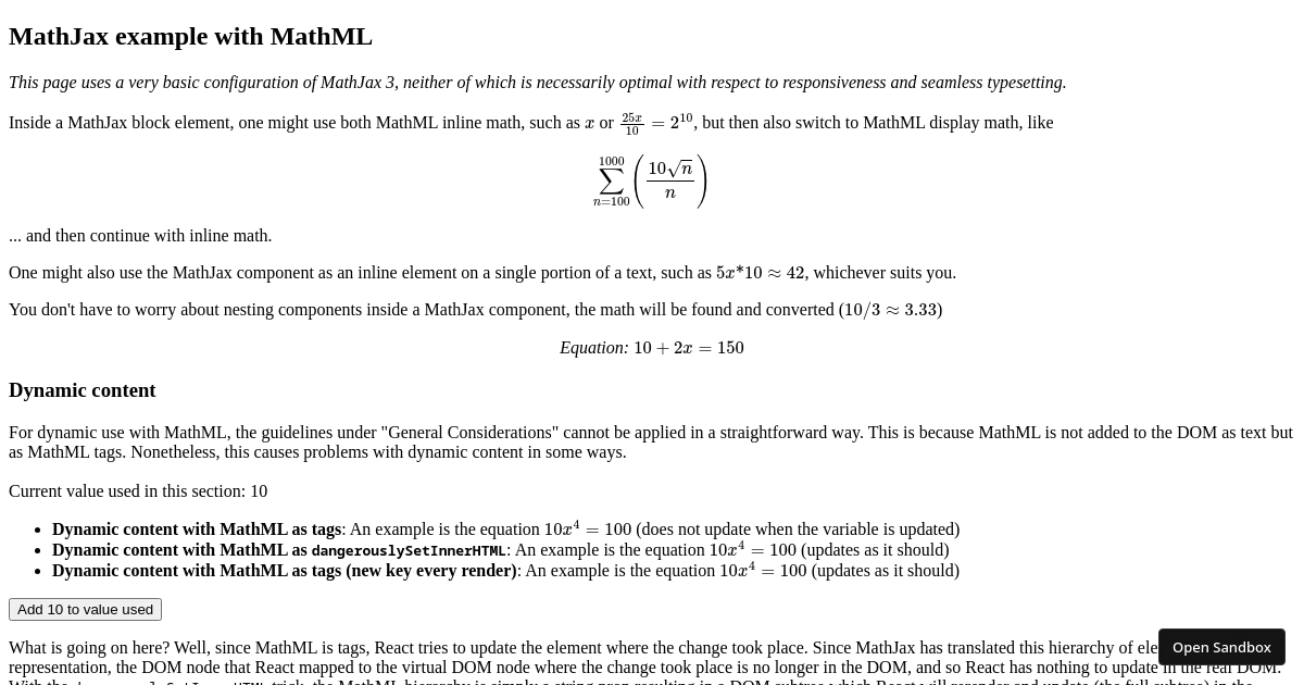 better-react-mathjax-example-mathml - Codesandbox