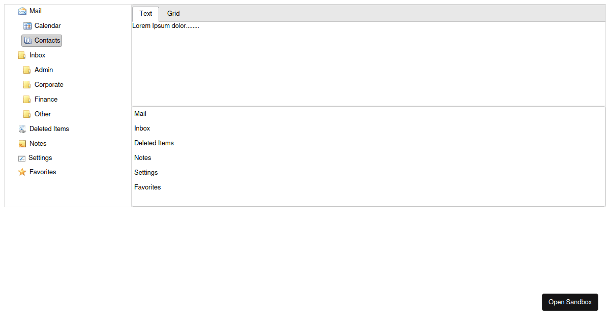 IvanPeevski/jqx-splitlayout-grid-demo - Codesandbox