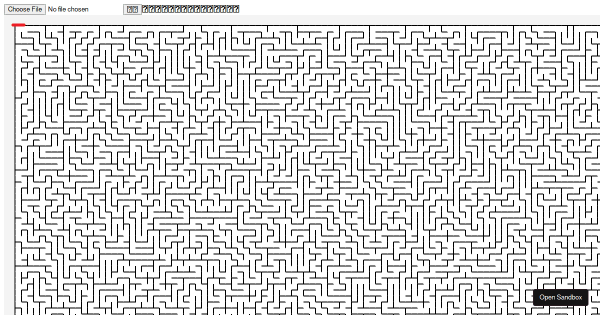 Maze - Codesandbox