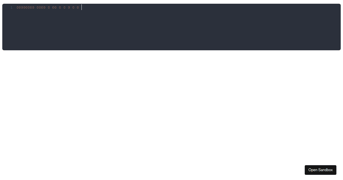 React Code Auto Typing Demo Forked Codesandbox