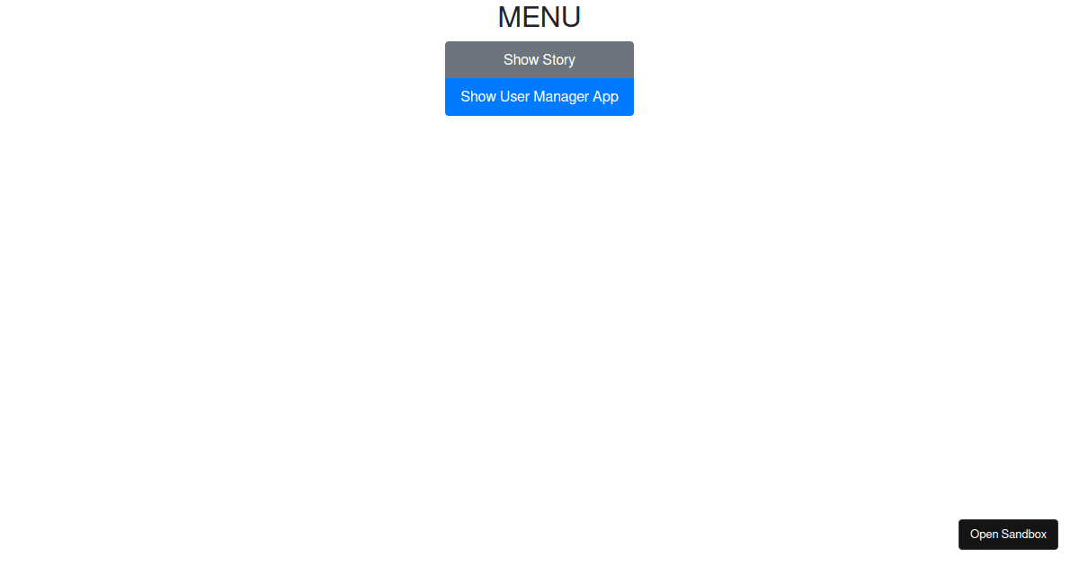 React Redux User Manager Codesandbox