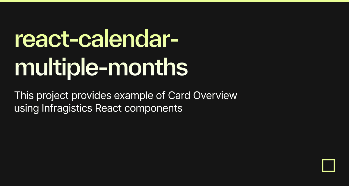 react-calendar-multiple-months - Codesandbox react-calendar-multiple-months - Codesandbox
