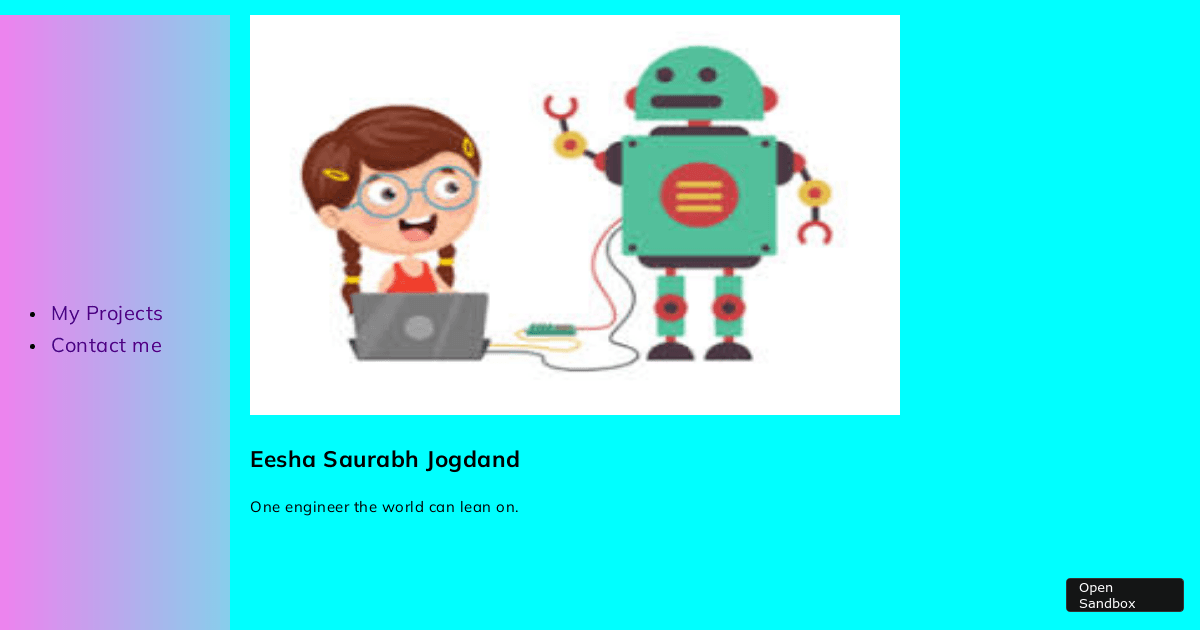 Robotics Intro My Coding Experience Codesandbox