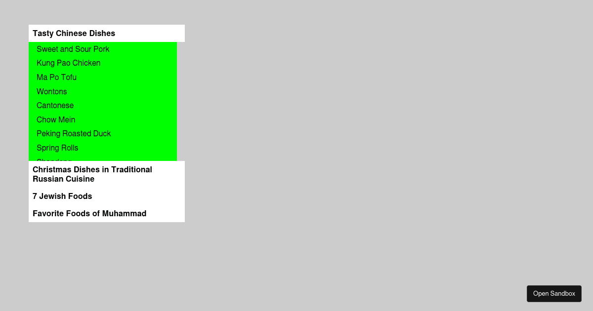 React Scrollable Accordion Forked Codesandbox