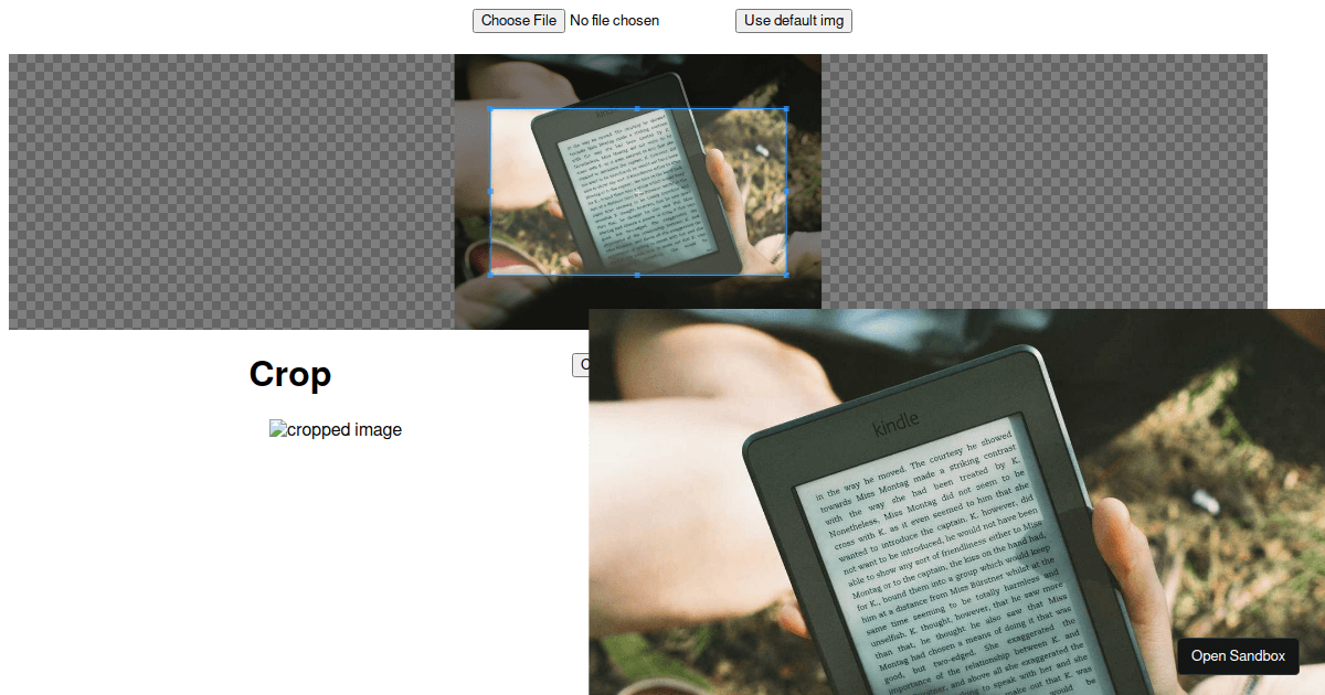 React-Cropper-Demo - Codesandbox