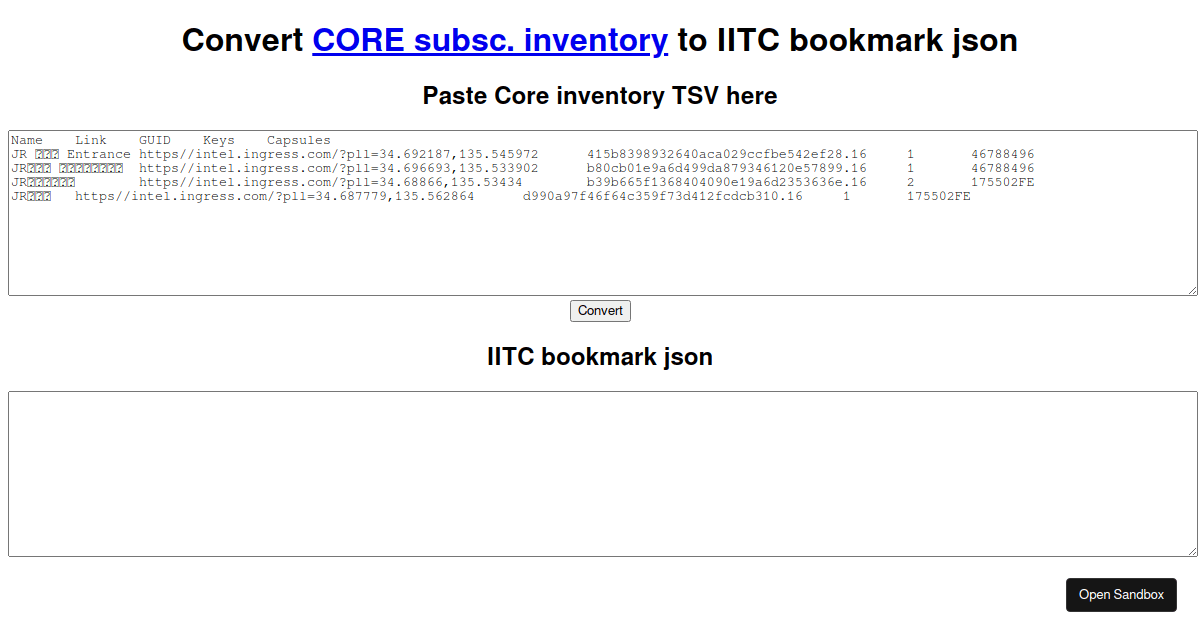 iitc-inv-keys-to-bookmark - Codesandbox