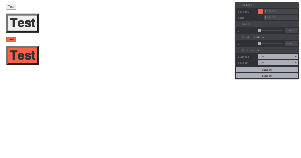 Stitches Edtior - Codesandbox