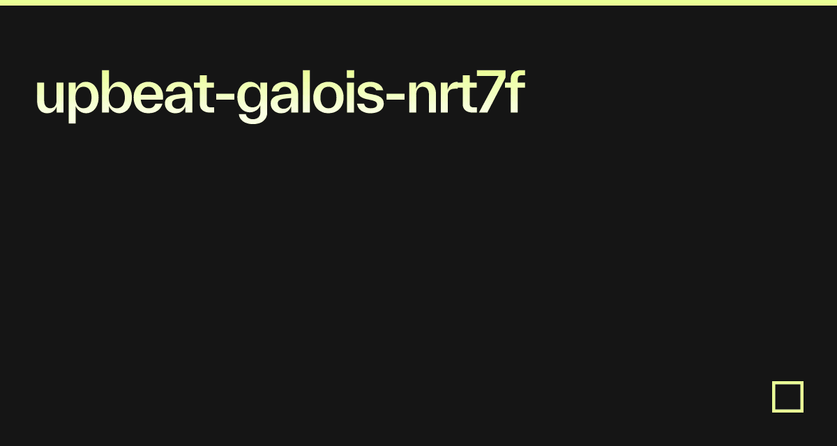 upbeat-galois-nrt7f - Codesandbox