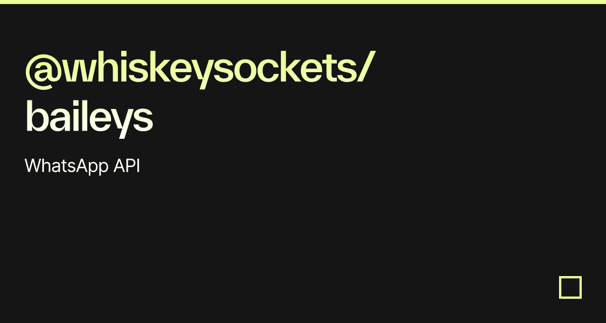 @whiskeysockets/baileys - Codesandbox