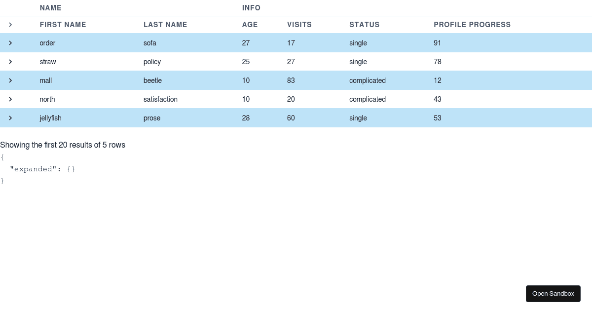 React-Table with Chakra-UI (forked) - Codesandbox React-Table with Chakra-UI (forked) - Codesandbox