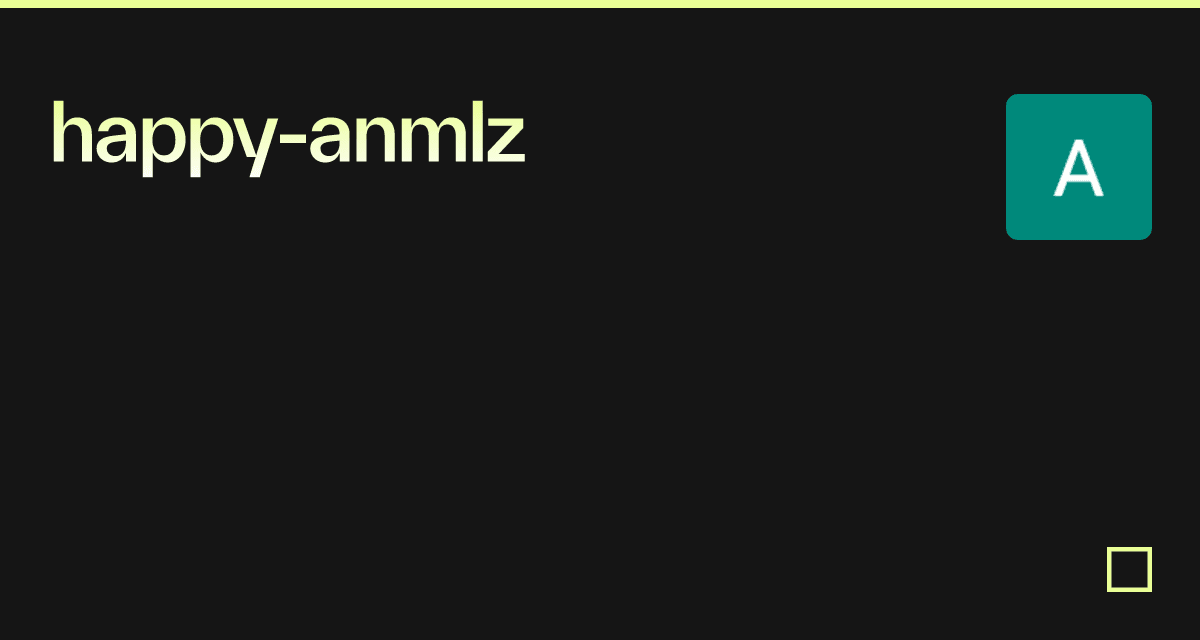 happy-anmlz - Codesandbox