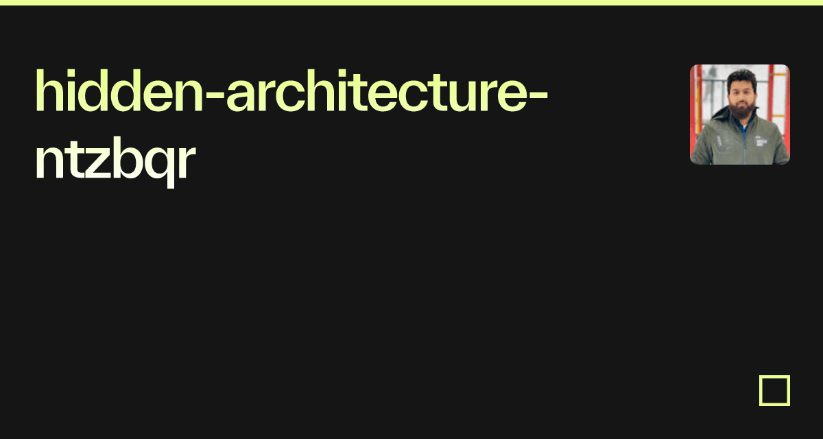 Hidden Architecture Ntzbqr Codesandbox